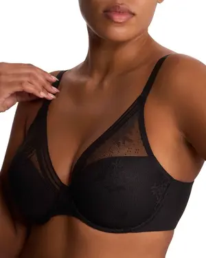Natori Love Lace Full Cover Bra - Black