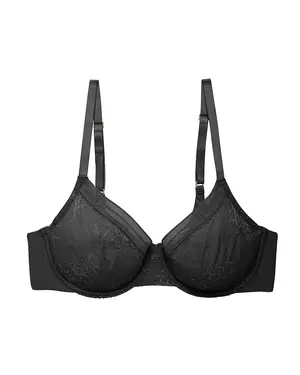 Natori Love Lace Underwire Bra - Black