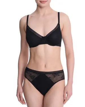 Natori Love Lace Underwire Bra - Black