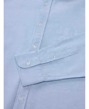 Robert Talbott Harrison Button Down Oxford Shirt - Light Blue