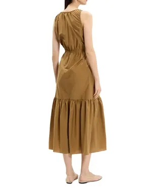 Theory Sleeveless Gathered Tier Dress