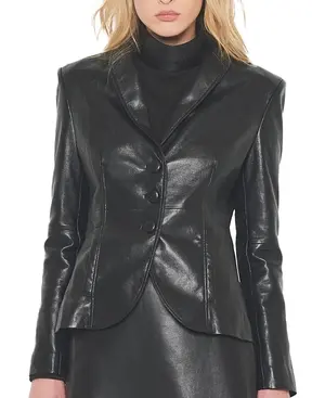 AS By DF Denise Recycled Leather Blazer