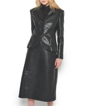 AS By DF Denise Recycled Leather Blazer