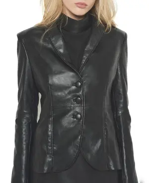 AS By DF Denise Recycled Leather Blazer