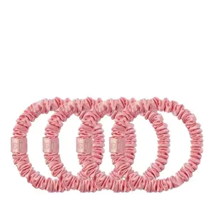 Slip Pure Silk Skinny Scrunchies Set Of 4 - Rose
