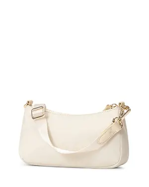 Mz Wallace Mini Chelsea Shoulder Bag - Sandshell/gold