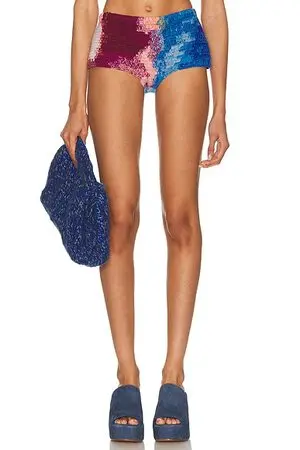 Gabriela Hearst Crochet Knit Shorts