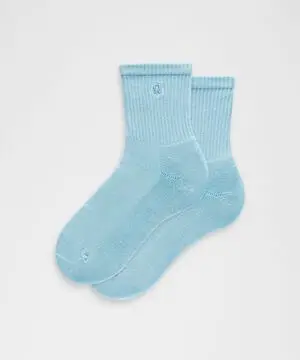 Lululemon Daily Essential Quarter Socks Seafoam