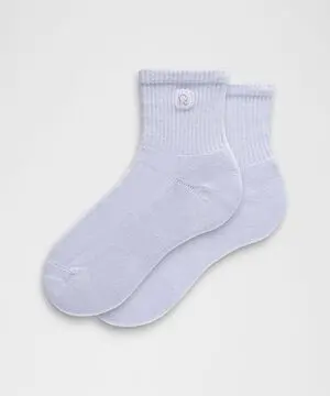 Lululemon Daily Essential Quarter Socks Serene Blue