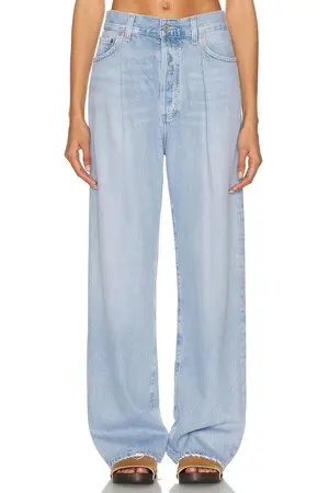 AGOLDE Franka Pleat Baggy Jeans - Scope