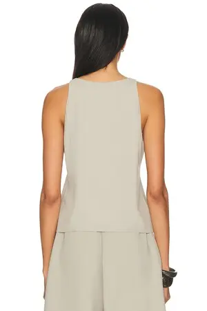 LESET Ari High Neck Tank Top