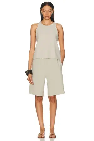 LESET Ari High Neck Tank Top