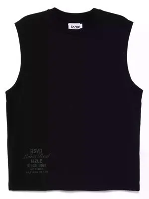 Izzue Logo-print Vest - Black