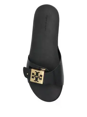 Tory Burch Mellow Slide Sandals - Black