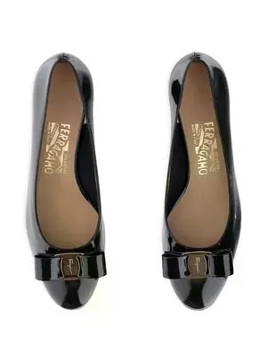 FERRAGAMO 30mm Vara Patent-leather Pumps