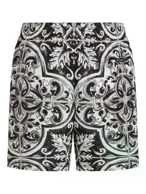 Dolce & Gabbana Graphic-print Swim Shorts
