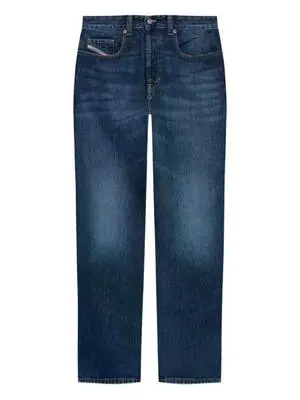 DIESEL® D-macro Straight Leg Jeans - Blue