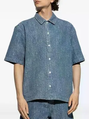 SAMSOE SAMSOE Washed Denim Shirt