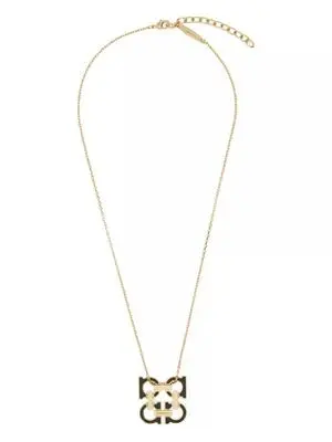 FERRAGAMO Gancini Pendant Necklace - Gold