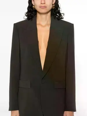 Saint Laurent Silk Single-breasted Blazer