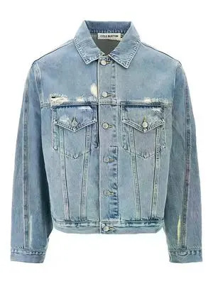 COLE BUXTON Cotton Jacket - Blue