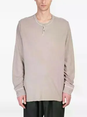 JAMES PERSE Cotton Henley T-shirt
