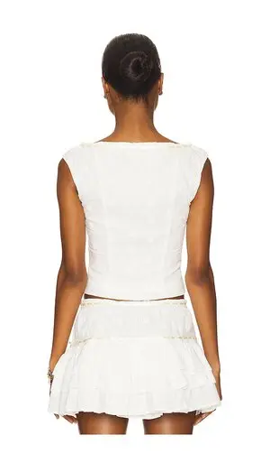 Majorelle Maura Top - White