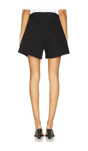 AGOLDE Rhoda Pleated Denim Shorts