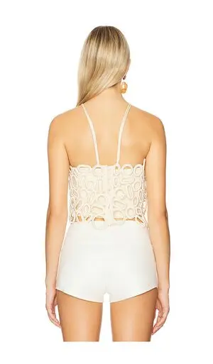 Cult Gaia Amir Knit Top