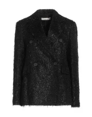 Liviana Conti Brushed-felt Double-breasted Blazer