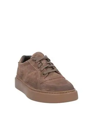 DOUCAL'S Leather Sneakers - Beige