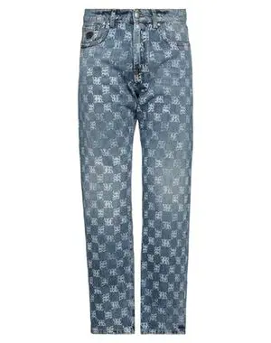 John Richmond Logo-print Straight-leg Jeans - Blue