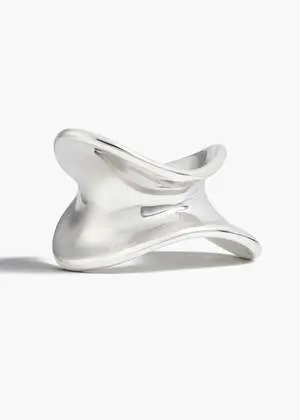 Khaite Shadow Palladium-plated Brass Cuff