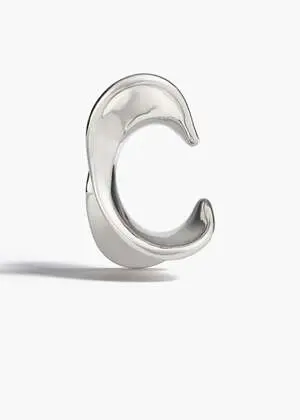 Khaite Shadow Palladium-plated Brass Cuff
