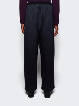 MAISON MARGIELA Pleated Trousers Blue
