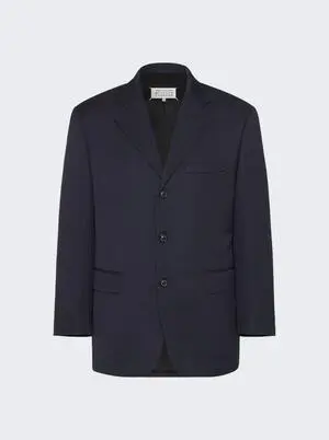 MAISON MARGIELA Single-breasted Blazer - Blue