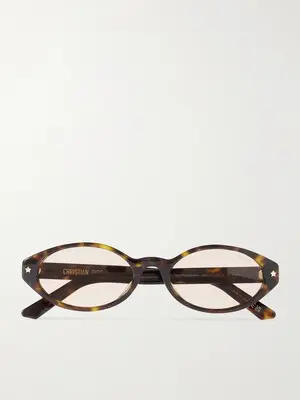 Dior Diorpacific R1i Oval-frame Sunglasses - Tortoiseshell