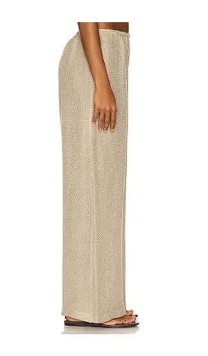 LESET Stella Wide Leg Pant - Dune
