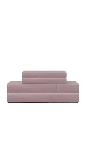 Barefoot Dreams Cal King Washed Bamboo Sheet Set In Purple - Terra