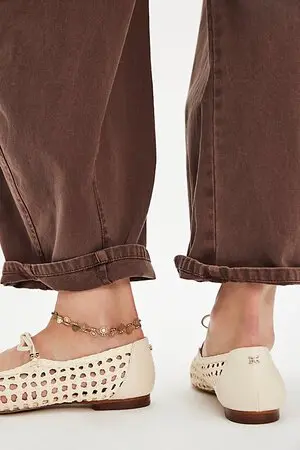 Sam Edelman Marcie Woven Mary Janes - Modern Ivory