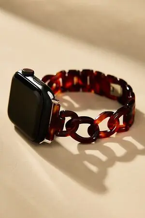POSH TECH Resin Link Apple Watch Band - Chocolate