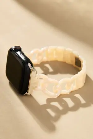 POSH TECH Resin Link Apple Watch Band White