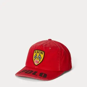 Ralph Lauren Racing-patch Twill Cap - Red