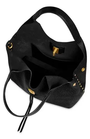 Rebecca Minkoff Darren Studded Leather Carrysome Bag - Black