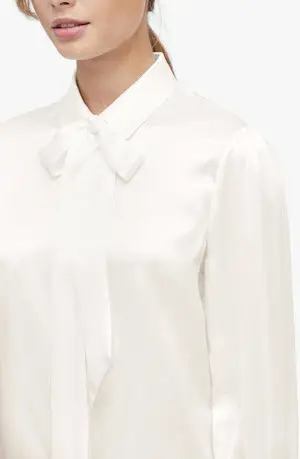 Lilysilk Bow Tie Silk Blouse