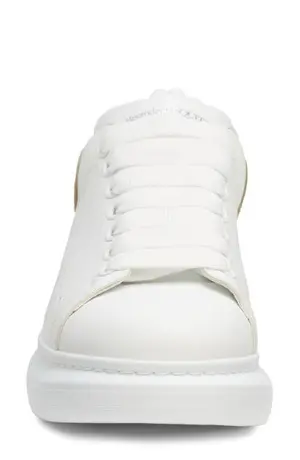 Alexander McQueen Oversized Sneaker - White/ Brown Multicolor
