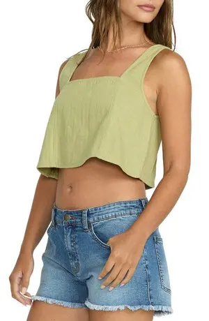 BILLABONG Open Skies Crop Tank - Avocado