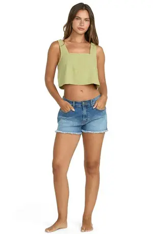BILLABONG Open Skies Crop Tank - Avocado