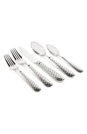 MACKENZIE-CHILDS Check 5-piece Flatware Set