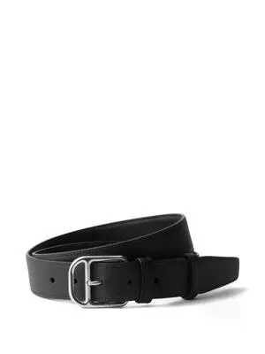 Prada Saffiano Leather Belt - Black